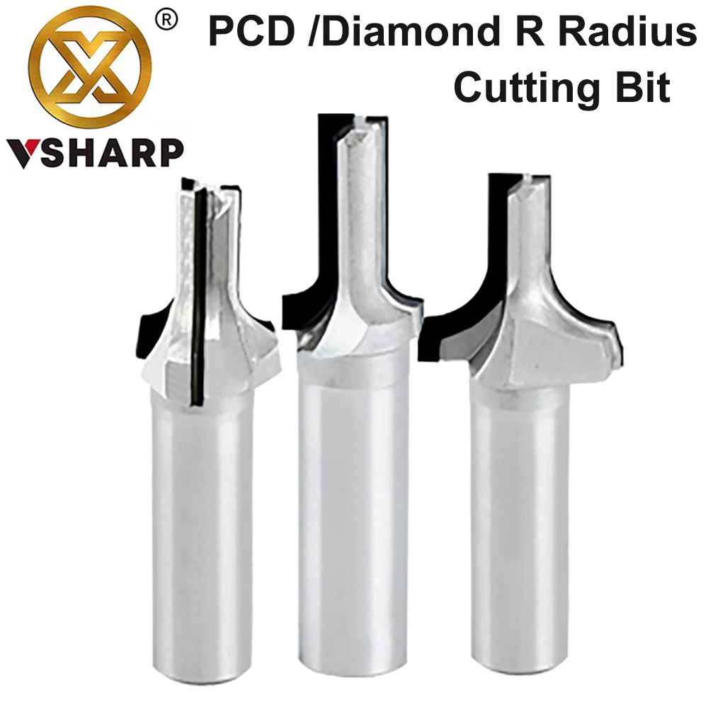 Vsharp-Diamond-Cutting-Bit-PCD-Round-Over-Radius-Cutter-Slotting ...