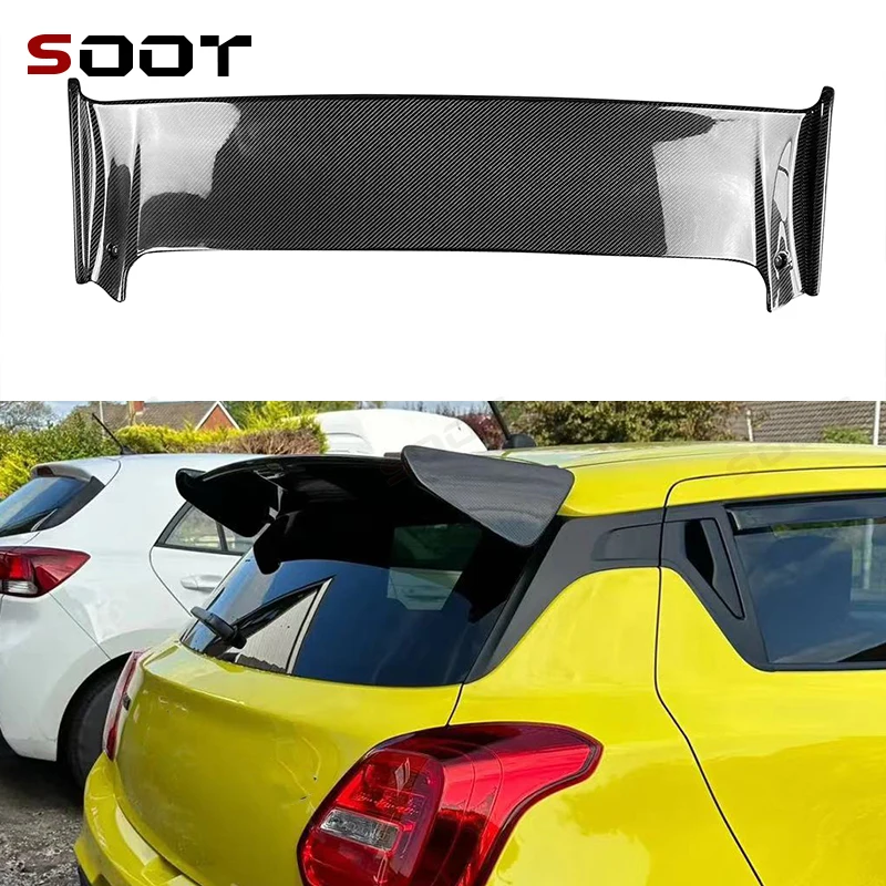 Para Suzuki Swift Sports ZC33S Series, alerón trasero de fibra de ...