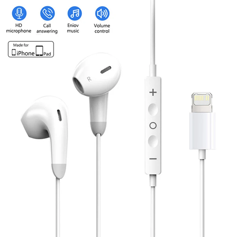 Original-Earphones-For-Apple-iPhone-14-13-12-11-Pro-Max-Lightning-Cable ...