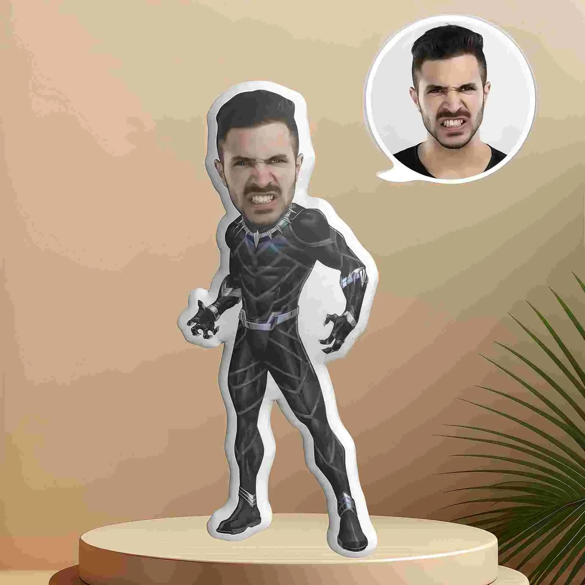 Super hero shaped humanoid pillow with new creativity, can be given as ...