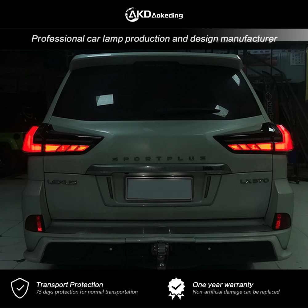 AKD-Tail-Lamp-For-Lexus-LX570-LED-Tail-Lights-2016-2019-LX570-Fog ...