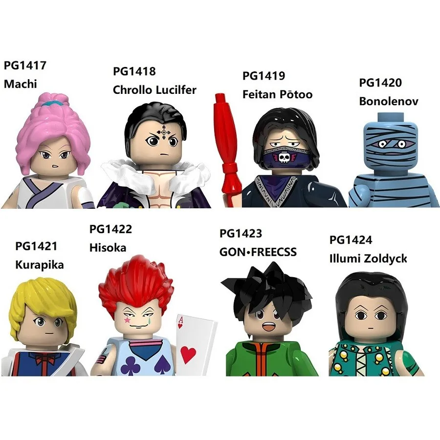 New-HUNTER-x-HUNTER-Things-Set-Hisoka-Building-Block-Mini-Action-Figure ...