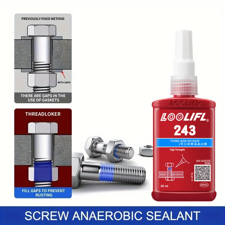 50ml-Threadlocker-243-Screw-Glue-Thread-Locking-Agent-Anaerobic-Glue ...