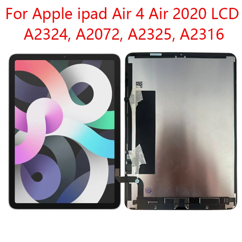 10.9" For iPad Air 4 2020 A2316 A2324 A2325 A2072 LCD Display Touch ...
