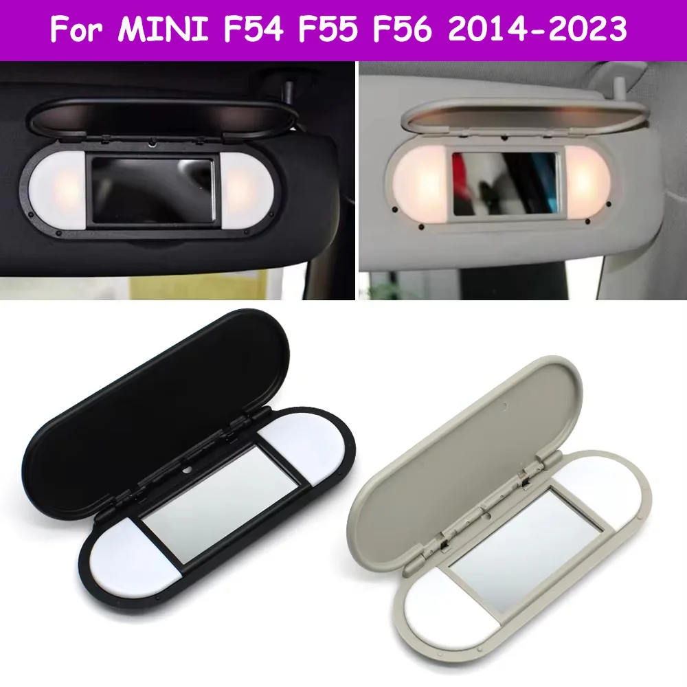 F55 F56 Car Sun Visor Sunshade Panel Makeup Mirror Cover Replacement ...