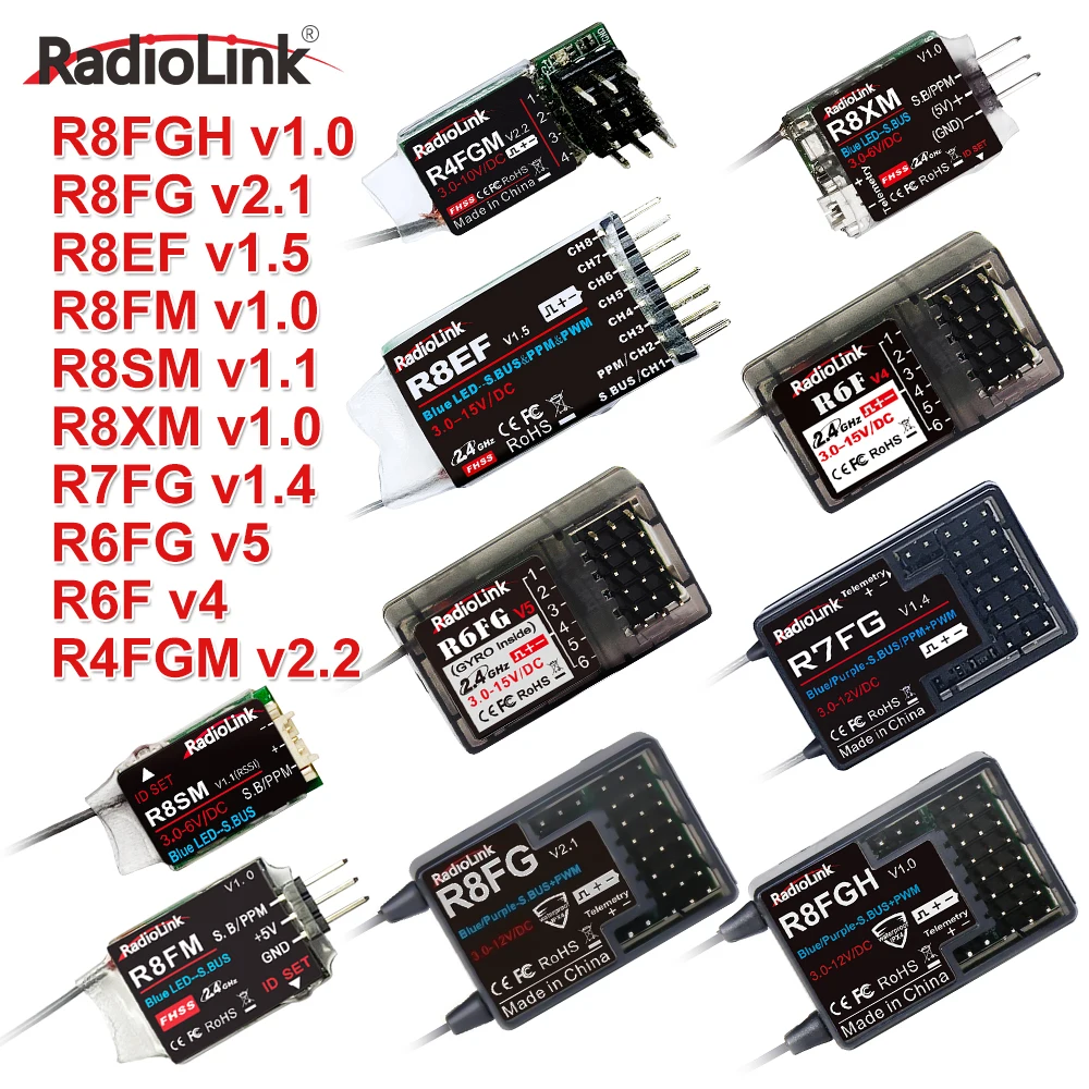RadioLink-RC-Receiver-R8FGH-R8FG-R8EF-R8FM-R8SM-R8XM-R7FG-R6FG-R6F ...