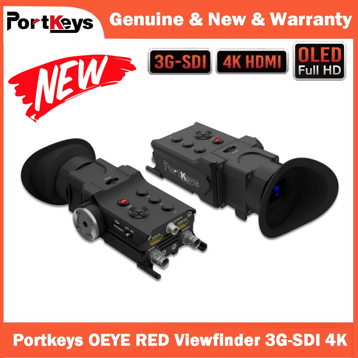Portkeys OEYE RED Viewfinder Visor OEYE RED 1920x1080 Micro OLED EVF ...