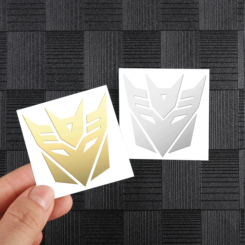 1/2PCS Decepticons Transformers Emblem Nickel Metal Car Sticker Auto ...