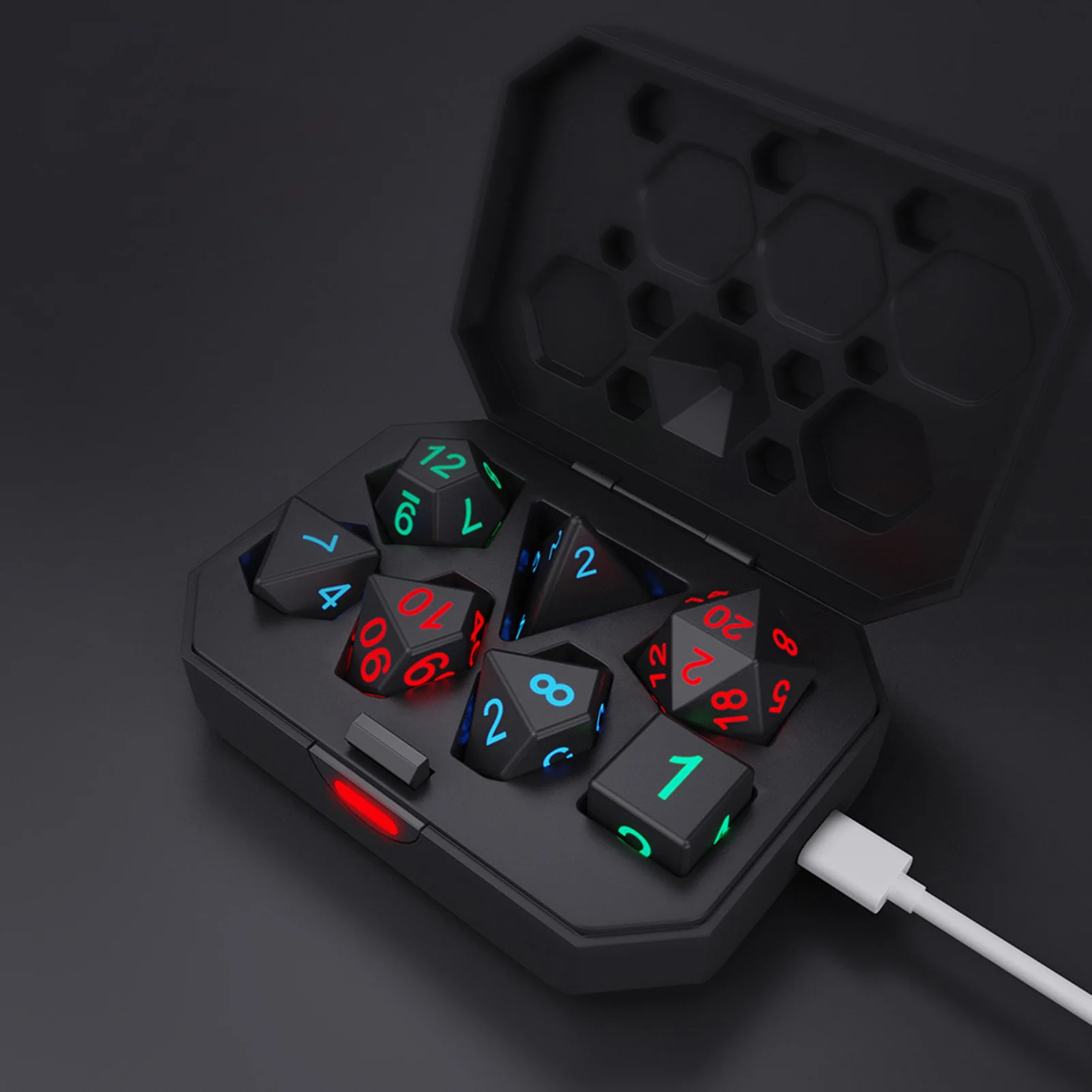 SmartDice with LED and Rechargeable Case - FunToyLab