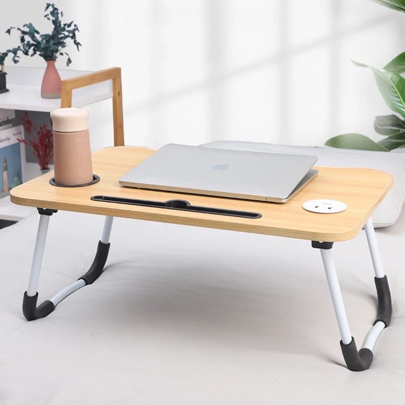 Home Bedroom Small Table Simple Easy To Carry Folding Table Lazy Person ...