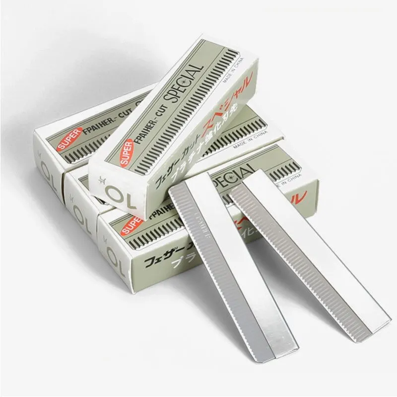 10Pcs-Set-Eyebrow-Trimming-Blades-Stainless-Steel-Mini-Razor ...