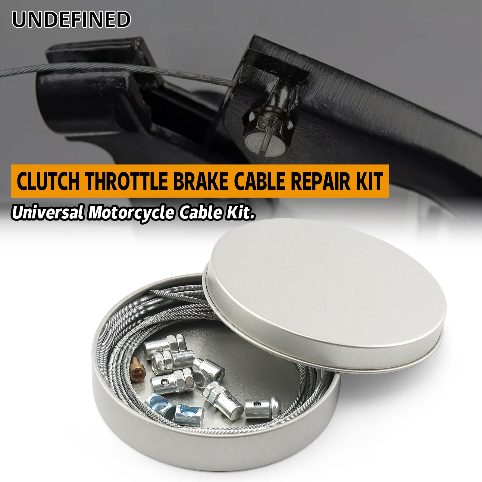Universal Inner Clutch Throttle Brake Cable Repair Kit 1 Set Solderless ...