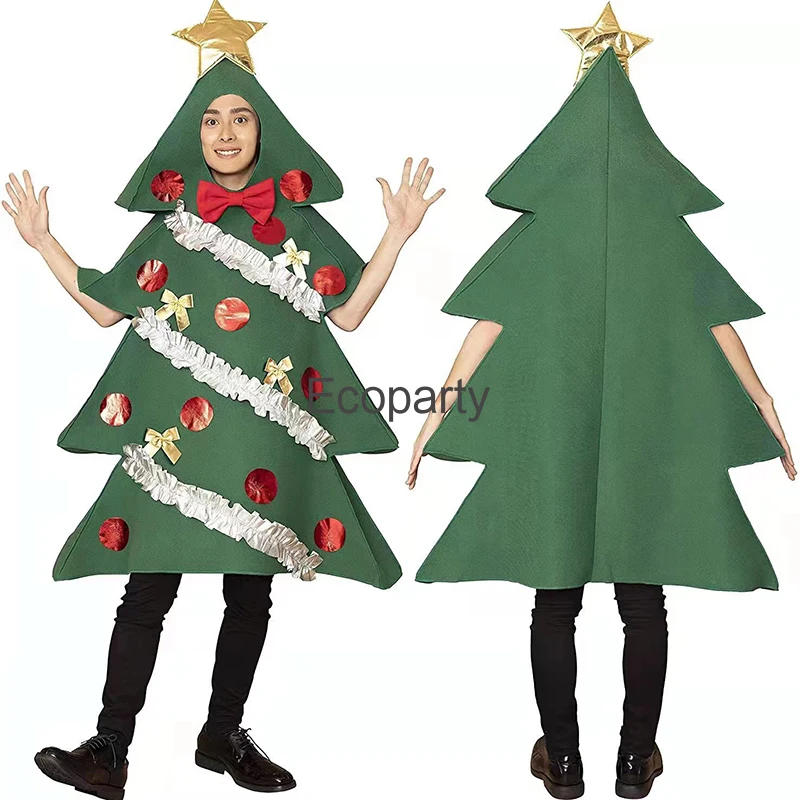 New-Year-Christmas-Tree-Costume-For-Adult-Kids-Men-Women-Fancy ...
