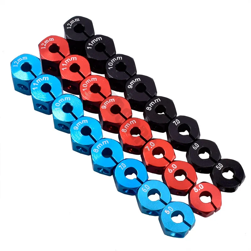 TBSCRC Aluminum 5/6/7/8/9/10/11/12mm Hex 12mm Drive Hub with Pin Screws ...