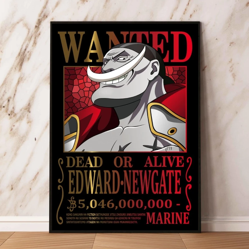Shanks One Piece Wanted Poster