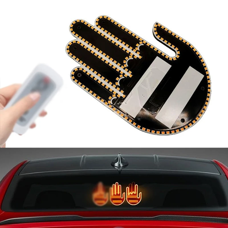 Car-LED-Finger-Lights-Funny-Car-Interior-Light-With-Remote-Control-Rear ...