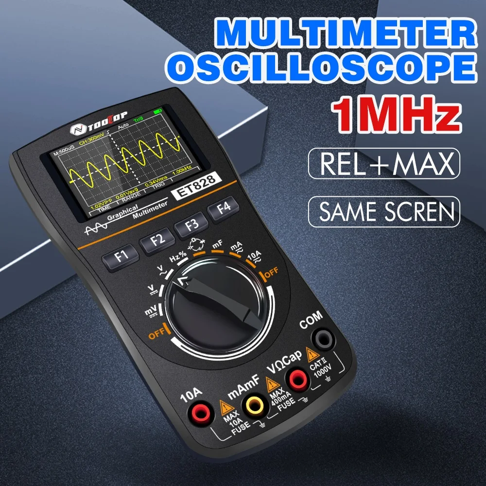TOOLTOP-ET828-Portable-LCD-High-Voltage-Oscilloscope-1600Vp-p-2-5Msps ...