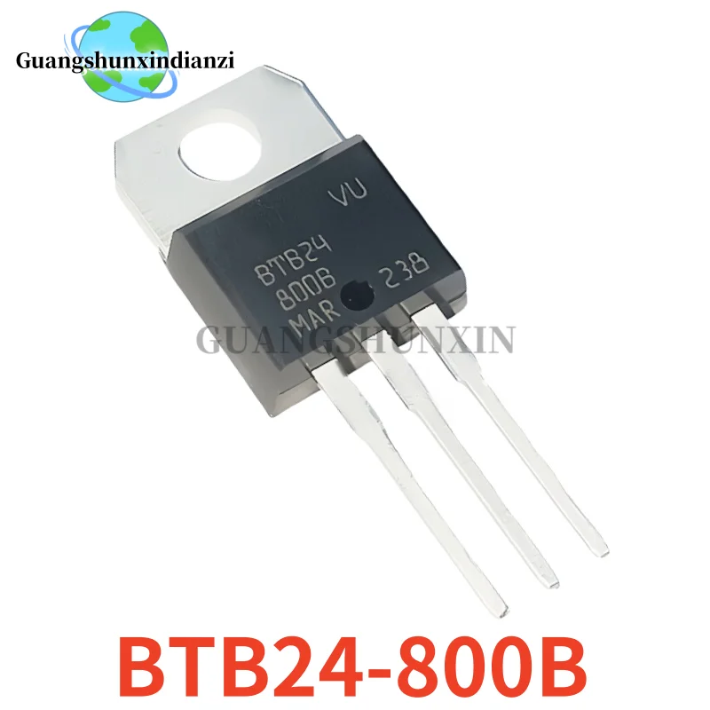 10-20Pcs/Lot Brand New BTB24-800B BTB24-800 BTB24 TO-220 24A/800V ...