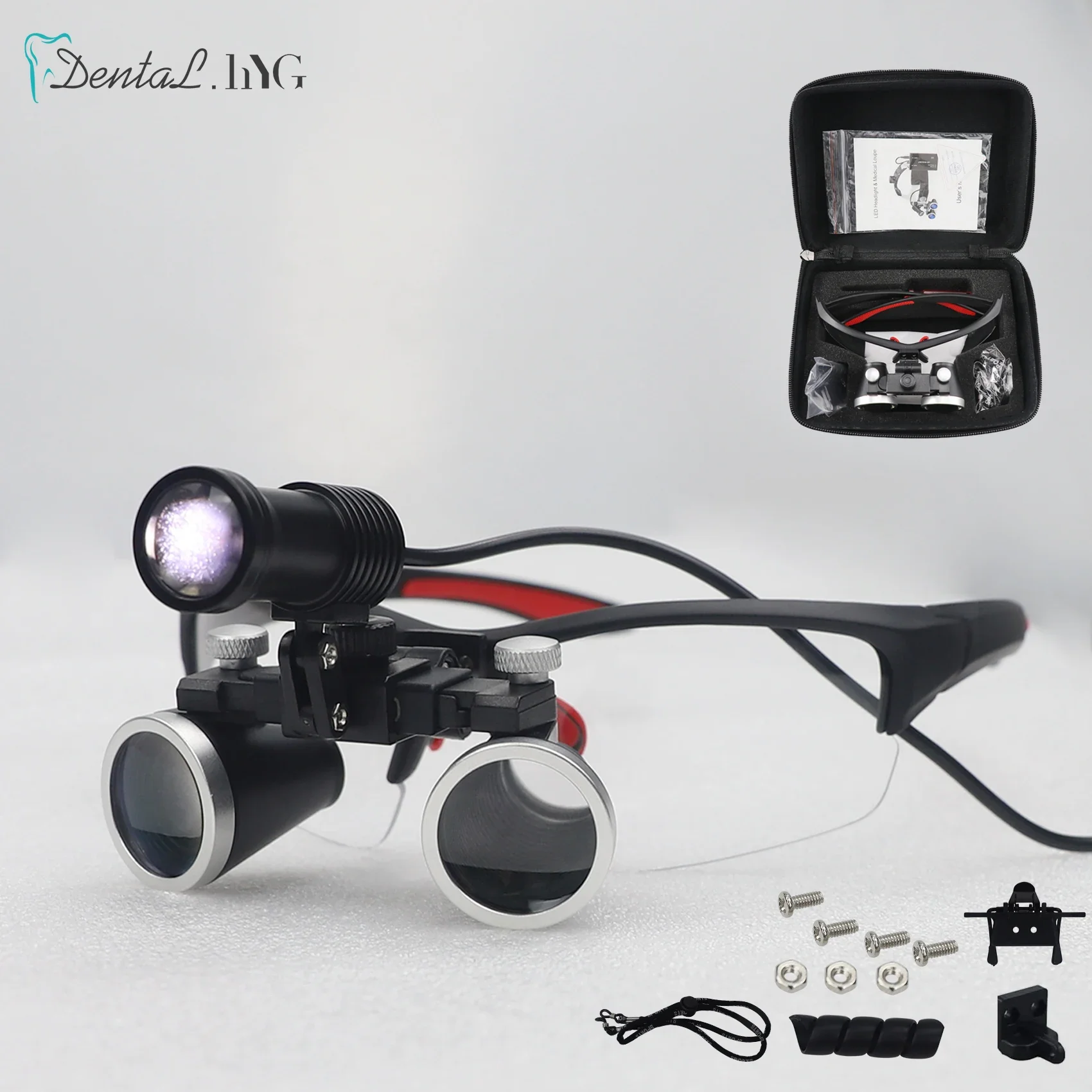 Dental-Loupes-2-5-3-5X-Magnifier-Lab-Medical-Magnification-Binocular ...