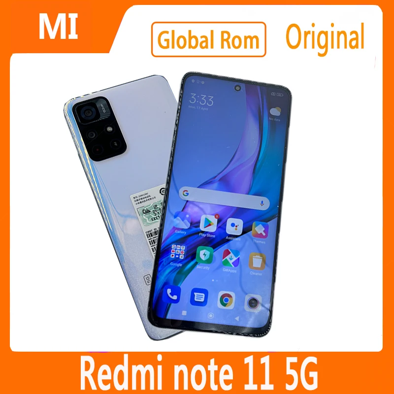 Xiaomi-Redmi Nota 11 5G Smartphone, Celular, Dimensão 810, Octa Core, 6 ...