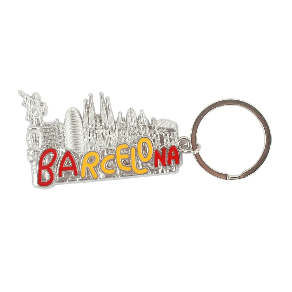 Barcelona-Commemorative-Keychain-Sagrada-Familia-Pendant-Keyring-for ...