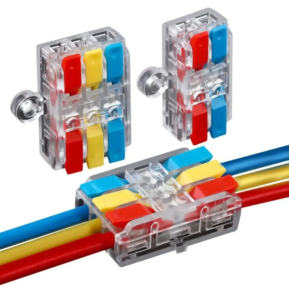 Conector-r-pido-compacto-de-empalme-el-ctrico-bloques-de-terminales-de ...