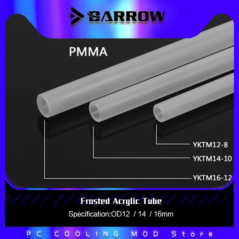 Barrow-Water-Cooling-Pipe-Matte-Acrylic-Tube-OD-12MM-14MM-16MM-Length ...
