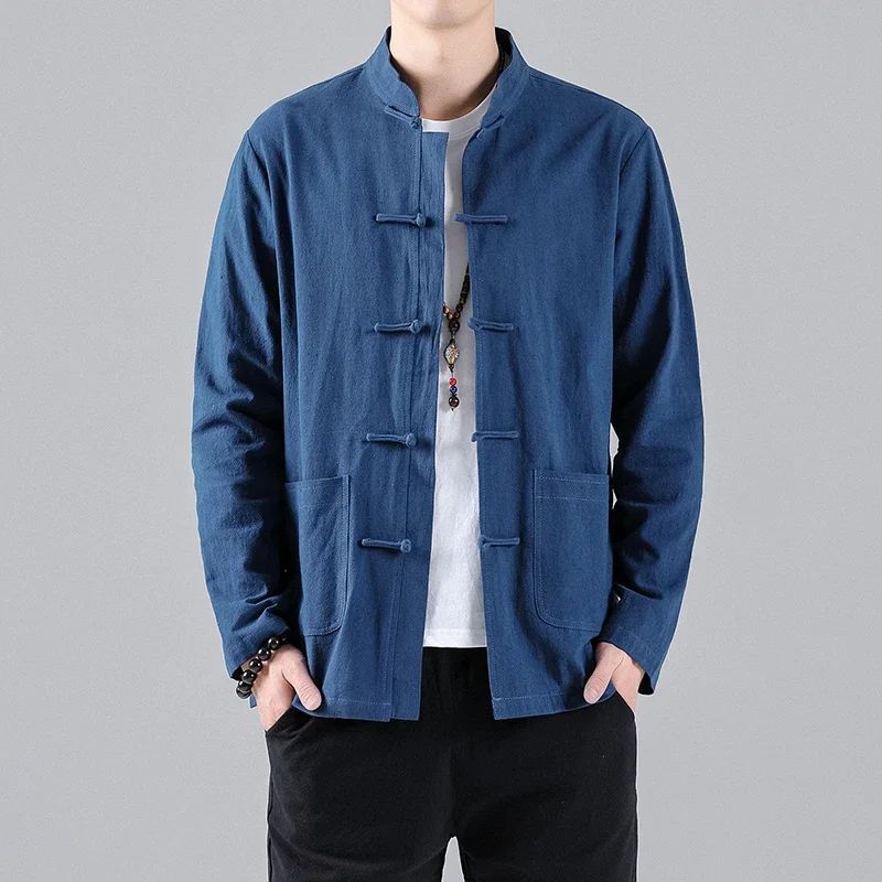 2023-Sinicism-Brand-Clothing-Men-s-Spring-High-Grade-Cotton-Linen ...