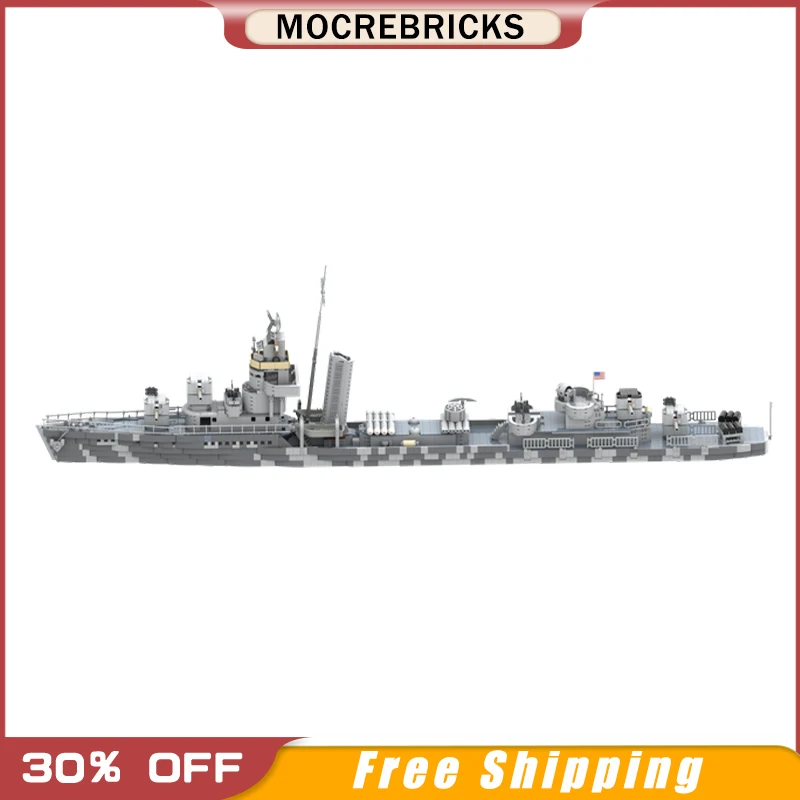 Uss Sims (dd-409) Marine Warship Ww2 Military Series Assembling ...