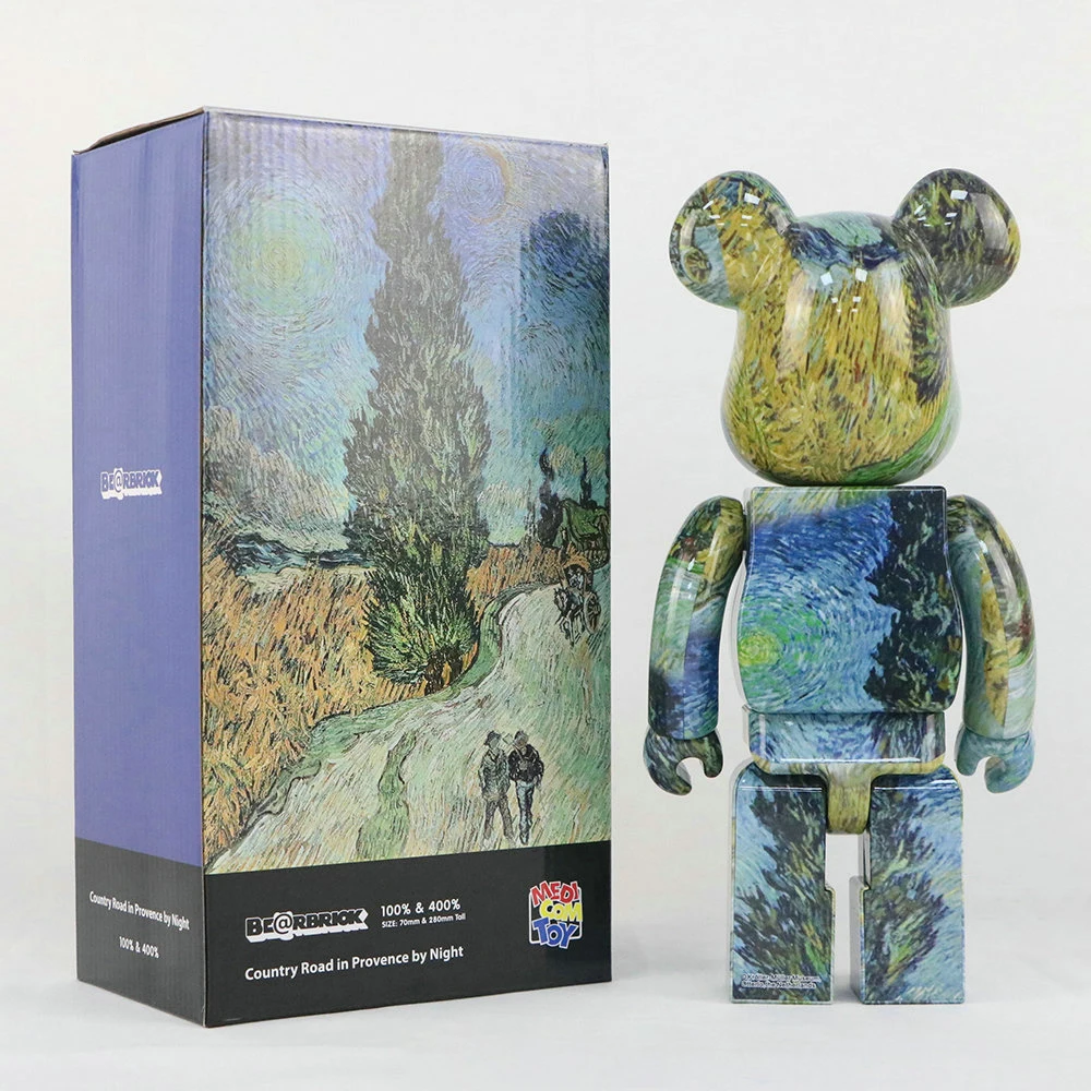 Bearbrick Fashion Figure Toy | Bearbrick Van Gogh 1000 | Bearbrick ...