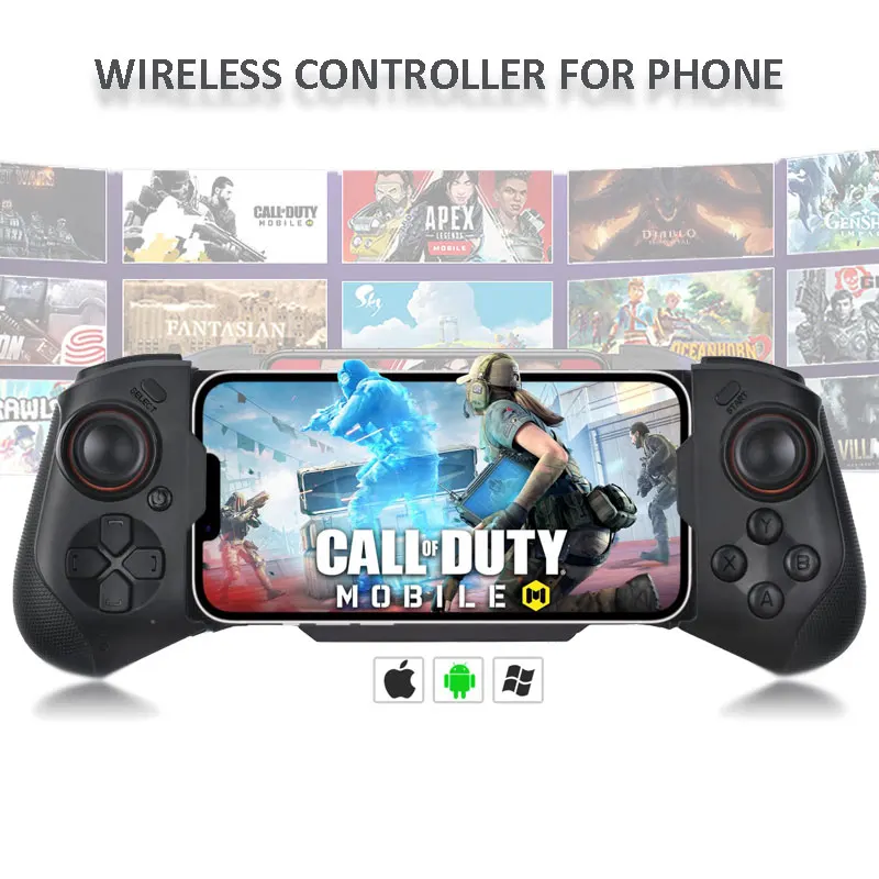 Wireless-Controller-for-PC-Gamepad-for-Android-IOS-Telescopic-Joystick ...