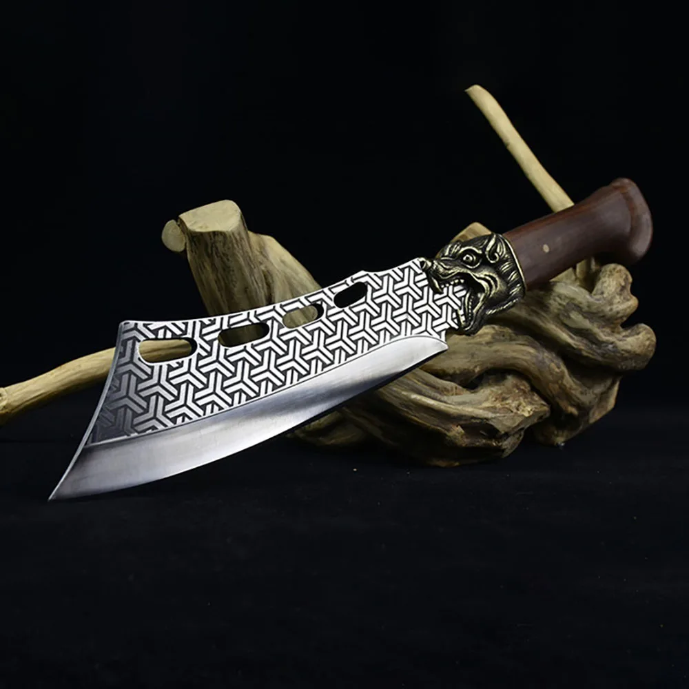 Xsg cortador de madeira faca 7cr17mov machete artesanal forjado grande ...