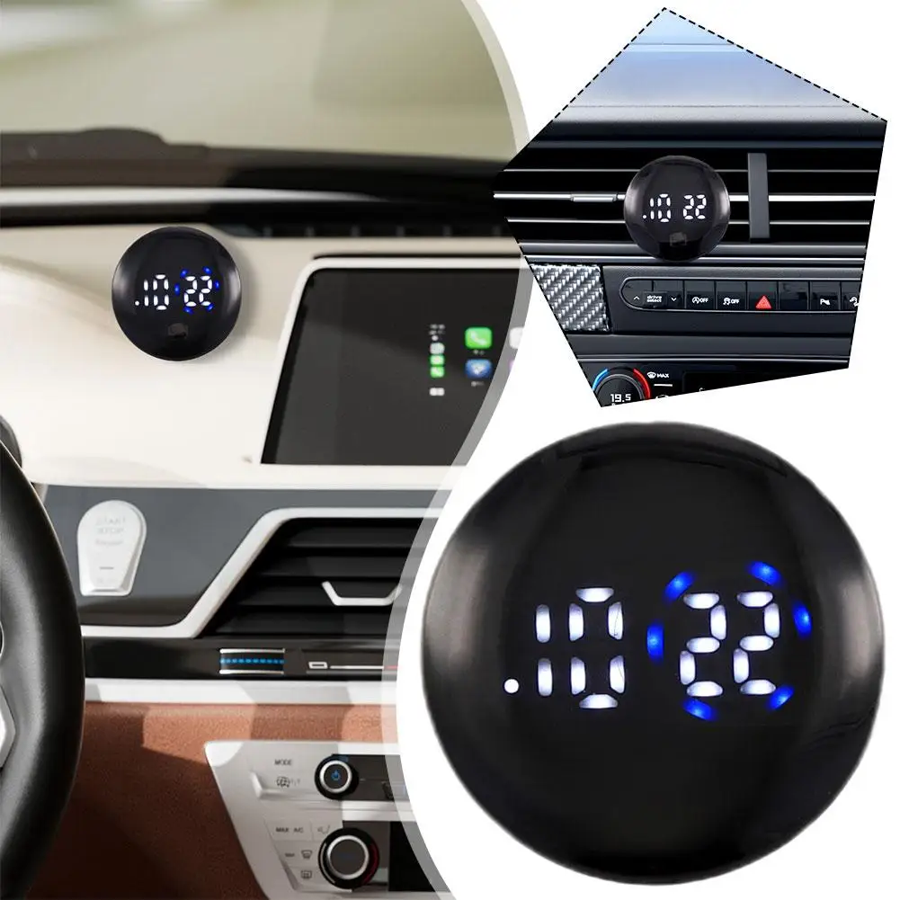 Car-Clock-Digital-Touch-Sensitive-Display-Car-Dashboard-Car-Clock-Car ...