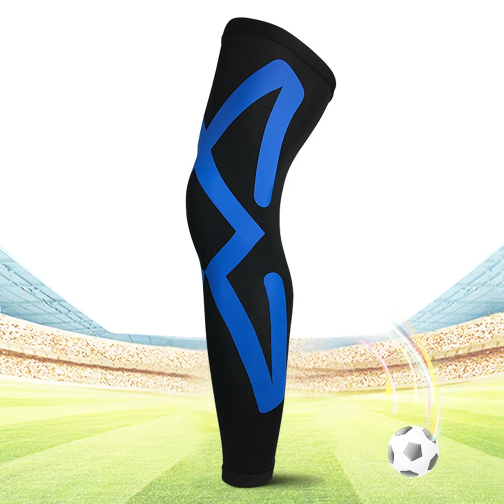 Full-Leg-Compression-Sleeve-Leg-Support-Protector-Anti-Slip-Knee ...