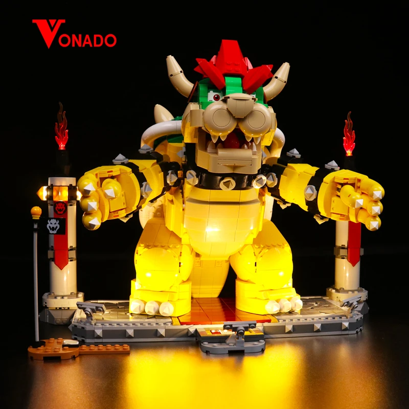 Vonado Building Blocks Light For Ideas 71411 The Mighty Bowser(NOT ...