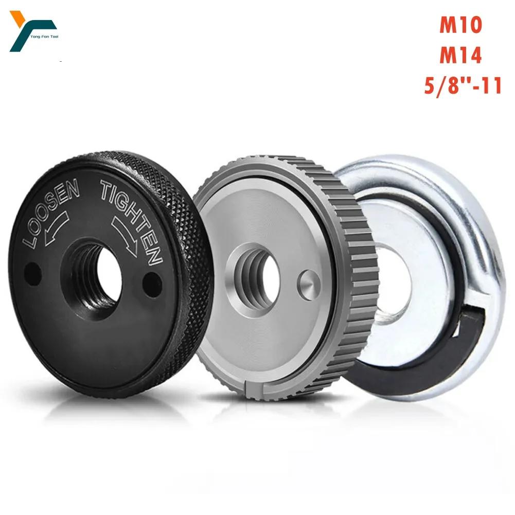 M10 M14 5/8''-11 Angle Grinder Flange Nut Inner Outer Quick Release ...
