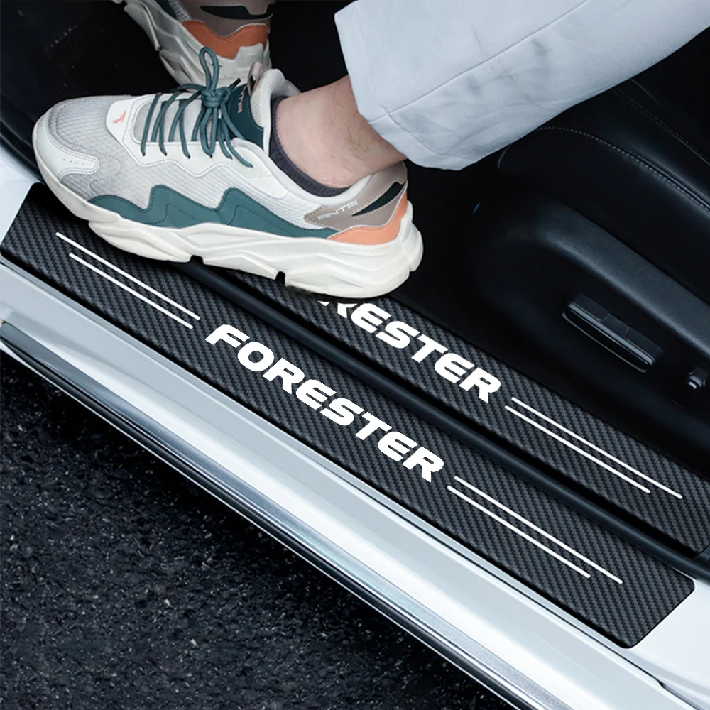 Car-Door-Sill-Plate-Stickers-For-Subaru-Forester-SG-SH-SJ-SK-2019-2020 ...