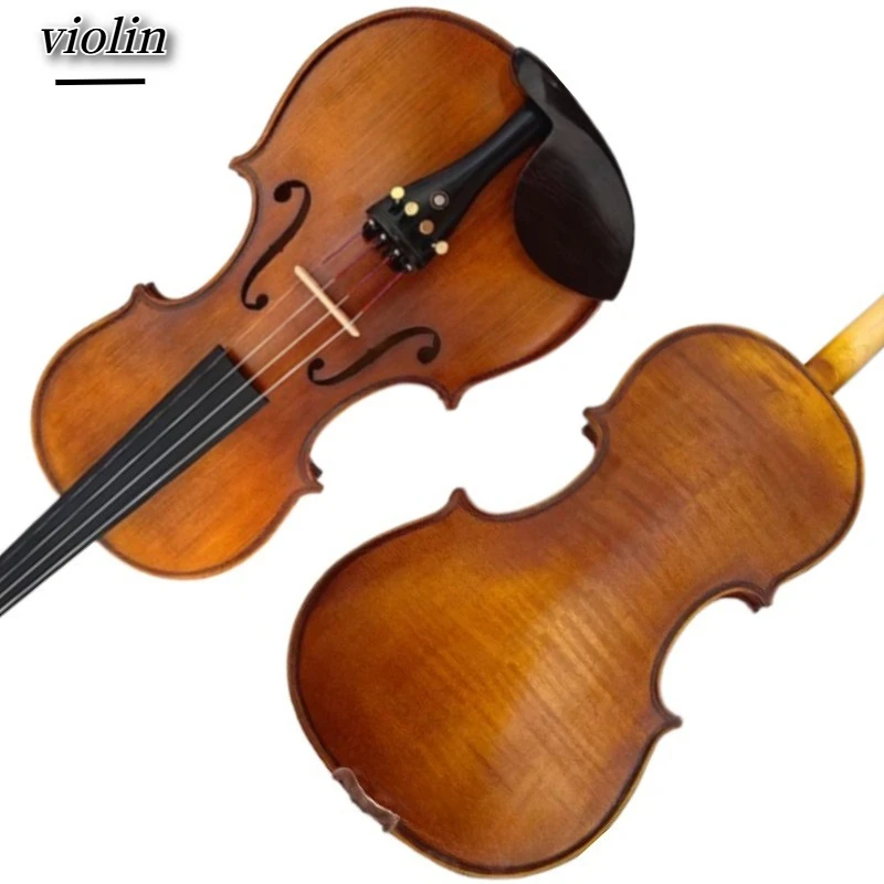 Spruce Top Violin Full Size 4/4 3/4 1/2/ 1/4 1/8 Handmade High-end ...