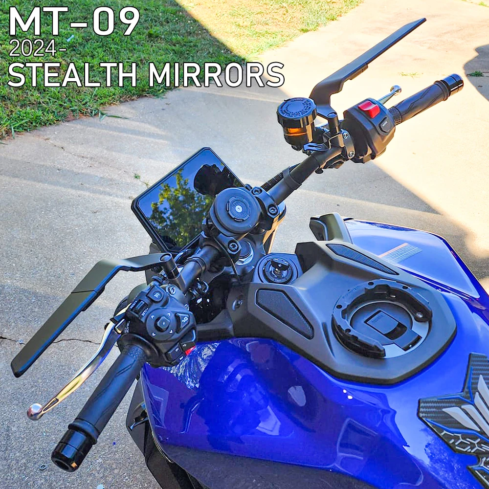 For MT-09 MT 09 2024 Motorcycle Rearview Mirror Stealth Sport Winglet ...