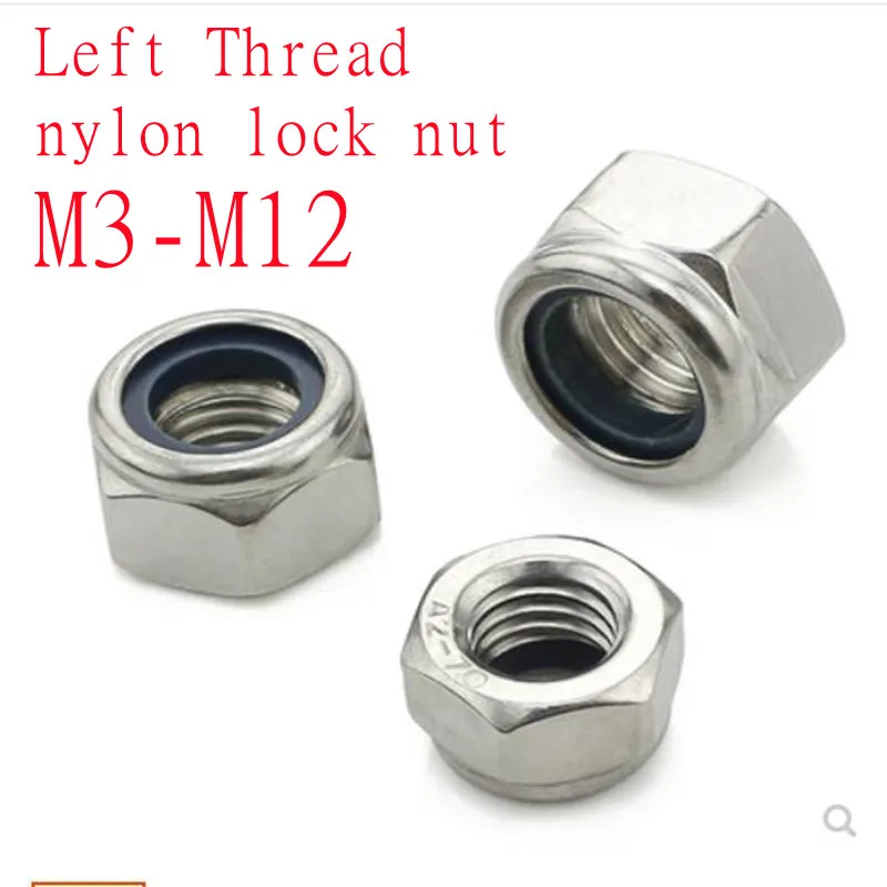 M3 M4 M5 M6 M8 M10 M12 304 A2 Stainless Steel Reverse Rotate Left Hand ...