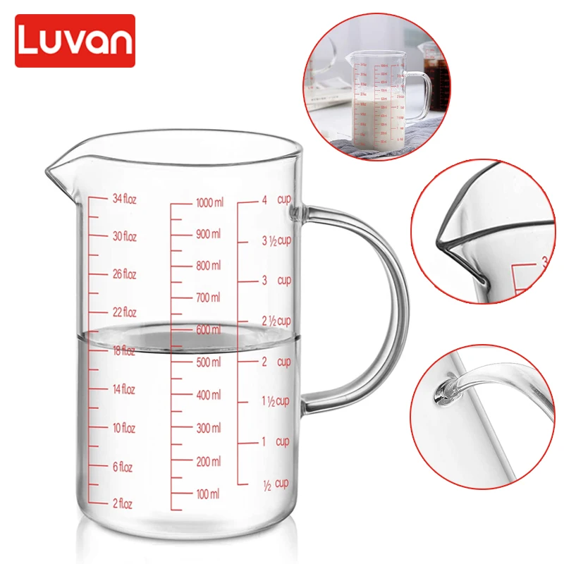 Why This 1000ml Glass Measuring Cup with ML Marking Is the Most ...