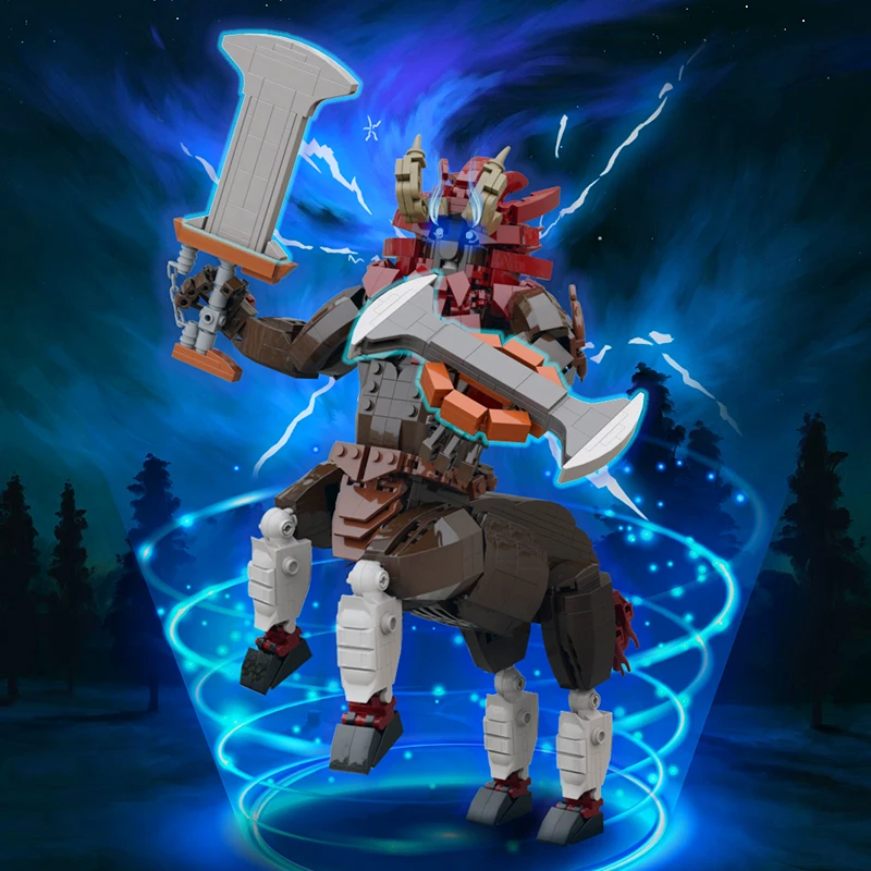 MOC-Centauro-Lynel-Building-Block-Kit-Breath-of-the-Wild-Monster-Figure ...