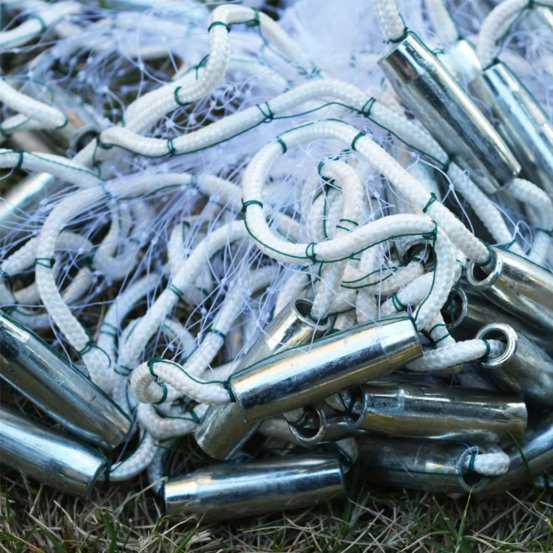 XC-LOHAS-Red-de-lanzamiento-de-pesca-con-plomos-de-malla-peque-a-red-de ...