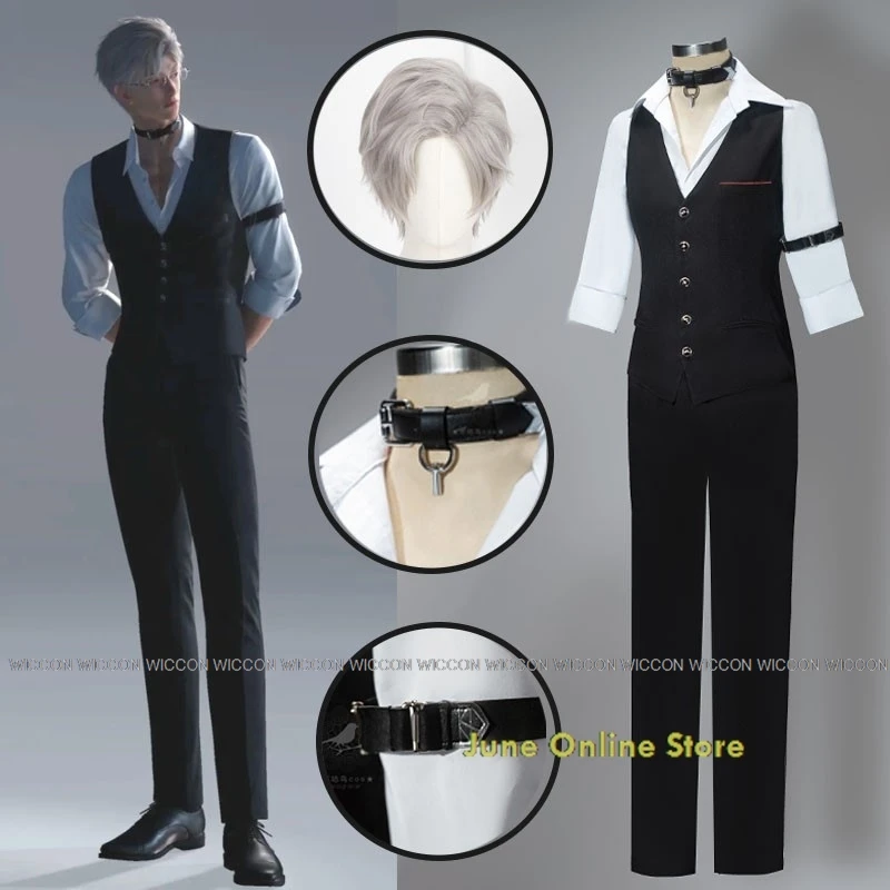 Love-and-Deepspace-Sylus-Cosplay-Costume-Wig-Anime-Game-Shirts-Pants ...
