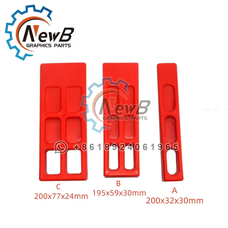 10Pcs-66-024-012-Plastic-Paper-Wedges-Red-Paper-Stopper-For-Offset ...