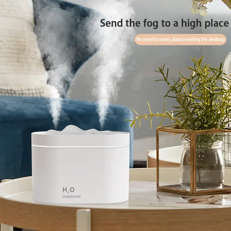 New-Snow-Mountain-Dark-Fragrance-Double-Spray-Large-Capacity-Humidifier ...
