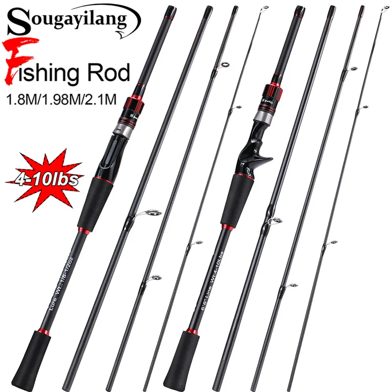 Sougayilang-Ultraleve-De-Fibra-De-Carbono-Varas-De-Pesca-Spinning-Rod ...