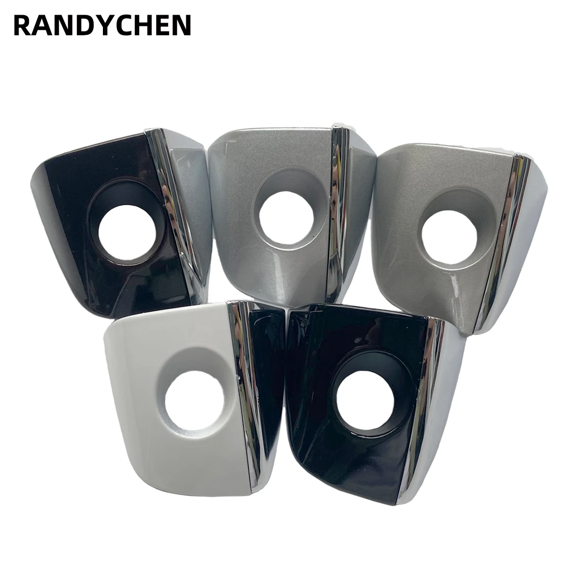 Front-Left-Exterior-Chrome-Door-Handle-Cover-Lock-Cap-For-Audi-A4-B8 ...