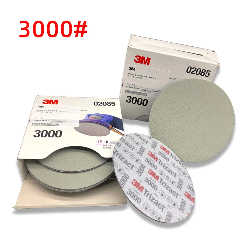 3M-PN-02085-Pyramid-Beauty-Sanding-Dish-P3000-6-152mm-Sponge-Sandpaper-Precision-Grinding-Sheet ...