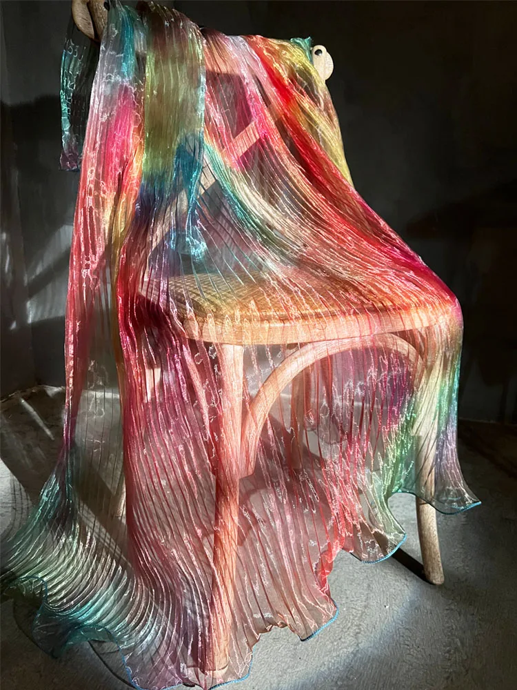 Iridescent-Tissu-Organza-pour-Robe-de-Performance-sur-Sc-ne-Mat-riel-de ...